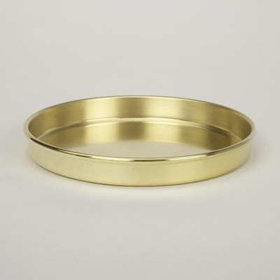 Advantech 8in Sieve Pan, Brass, Half Height | 8" Sieves | Certified ...
