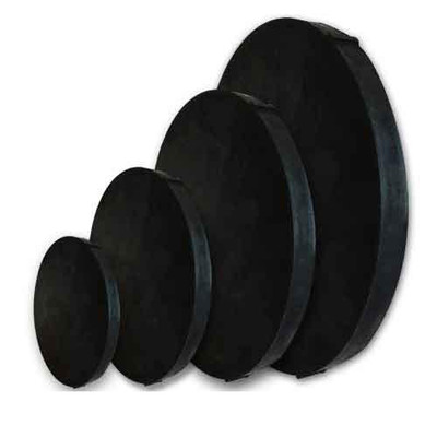 4in Unbonded Capping Neoprene Pad Cap, 90 Duro (2 Pack) | CMTP