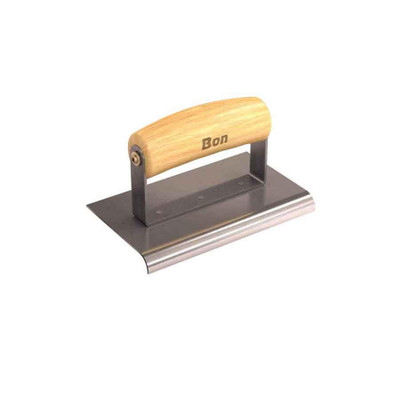 Sidewalk Edger, 6 x 3-1/2in, 3/8in Radius 1/2in, Wood Handle ...