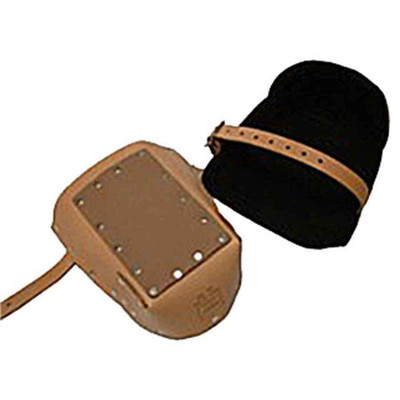 Bon 35-992 Brown Leather Heavy-Duty Knee Pads