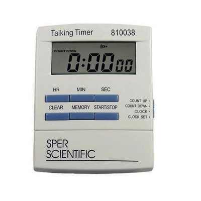 NIST-Traceable Certificate Talking Timer Calibration | Timers | CMTP