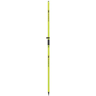 2m Two-Piece GPS Rover Rod, Flo Yellow | Survey Equipment