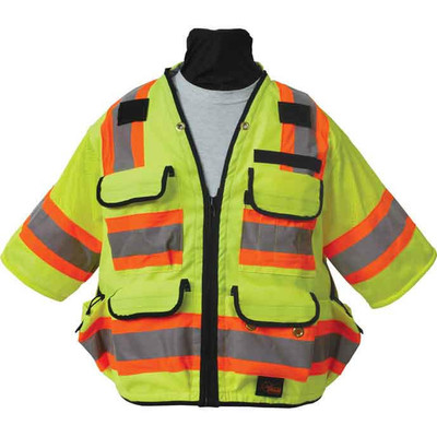 SECO Utility Vest, ANSI/ISEA Class 3, XXL (56-58), Yellow | CMTP