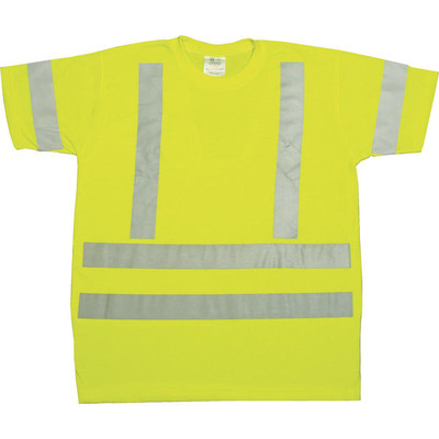 ANSI Class 3 Durable Flame Retardant T-Shirt, Lime, XXX