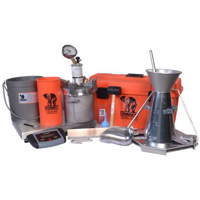 Forney Fresh Concrete Test Kit for 6 x 12in Cylinder Molds | Certified ...