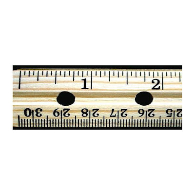 Wooden Ruler, 12in | Certified Material Testing Products