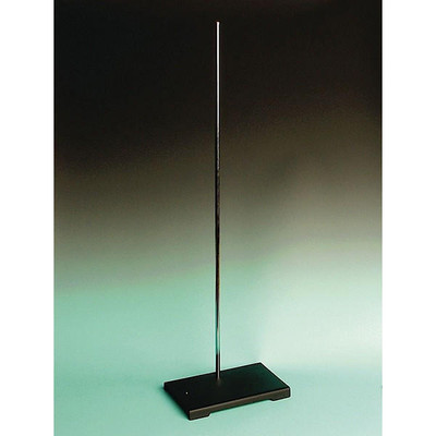 Two-Hole Support Stand with Rod, Steel, 6in x 11in with 36in Rod