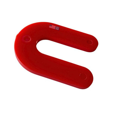 Horseshoe Shims, Red, Solid, 1-1/2 x 2 x 1/8in (40) 30 Packs | CMTP