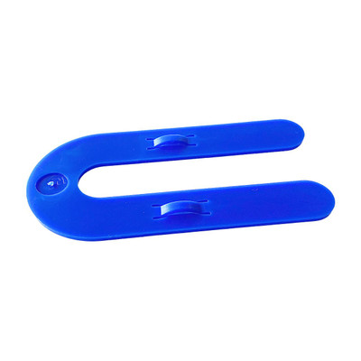 Interlocking Horseshoe Shim, Blue, 1-1/2x3x1/16in (100/Case)