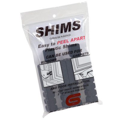 Black Horseshoe Shims 1" | Heavy Duty Shims (30 Pack) | CMTP