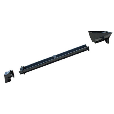 Swivel-Boom Heel Plate for Straight Line Concrete Chute | CMTP