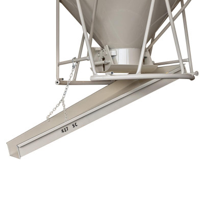 Side Chute For 410-R Round Concrete Bucket | CMTP