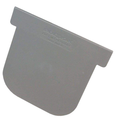 Closed End Cap For Trench Drain, Grey | Certified Material Testing Products