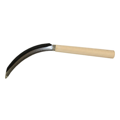 6-1/2in Sickle with 8in Wood Handle | Certified Material Testing Products