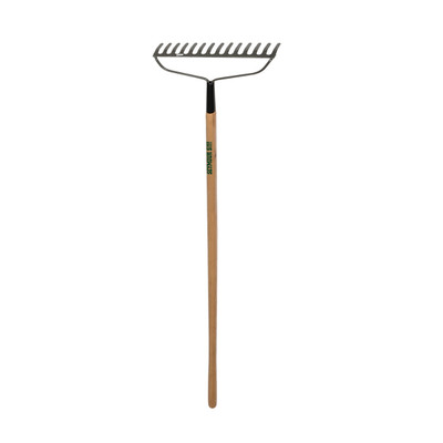 Bow Rake, Welded 14 Tine 13.7in Head, 54in Hardwood Handle | Certified MTP