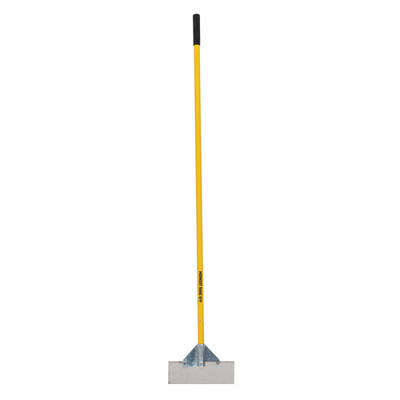 12in Scraper, Stainless Steel Blade, 66in Yellow Handle | CMTP