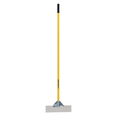 16in Scraper, Stainless Steel Blade, 66in Yellow Handle | CMTP