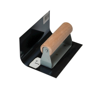 Cove Trowel with 1in Radius, 3in Wall (H), 4in Floor (D)