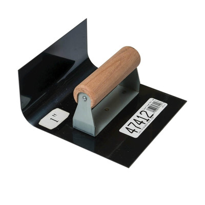Cove Trowel with 1in Radius, 3in Wall (H), 6in Floor (D) | CMTP