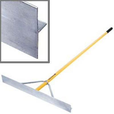 36in Straight Lute/Rake, 82in Yellow Handle, Wrap Bracing | Certified MTP