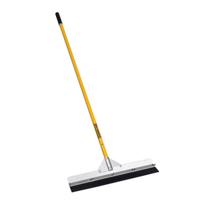 24in Topping Squeegee, 3in Round Edge Rubber Blade, 66in | CMTP