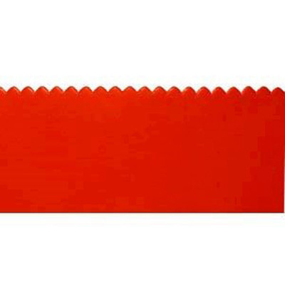 16in Red Rubber Squeegee Blade, 1/4in Notch | CMTP