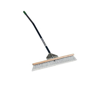 24in Duo Broom, 60in Ergonomic Blue Aluminum Handle | Certified MTP