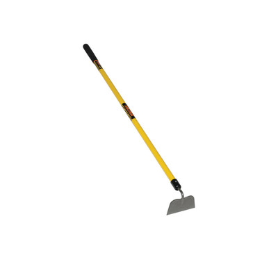 Garden Hoe with Forged Head, 60in Yellow Fiberglass Handle
