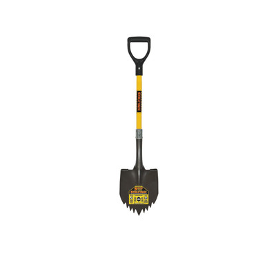 Super Shovel with 29in Yellow Fiberglass Handle, Poly D-Grip | CMTP
