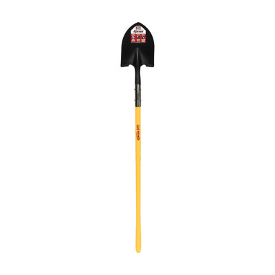 #2 Round Point Shovel, 14 Gauge Double Rivet, 48in Handle