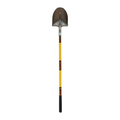 Rice Shovel, 48in Yellow Fiberglass Handle