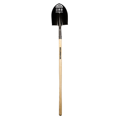 16 Gauge Round Point Shovel, 42in Hardwood Handle | Certified MTP