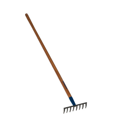Level Head Rake, 8 Tine 7-3/4in Head, 54in Hardwood Handle | Certified ...