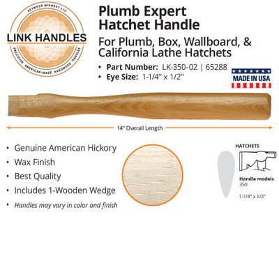 14in Plumb Expert Hatchet Handles | CMTP