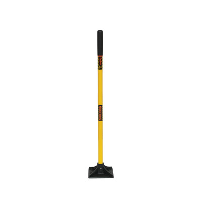 8in x 8in Tamper with Cast Iron Head and 44in Yellow Handle | Certified ...