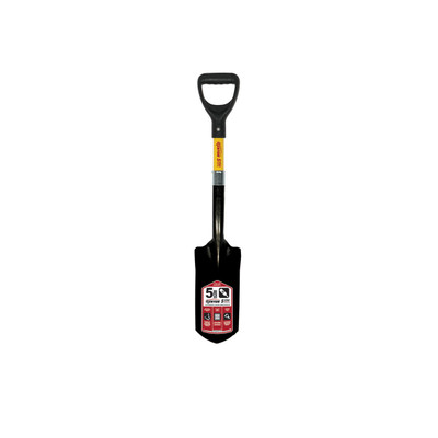 5in Trenching Shovel, Yellow D-Grip Handle, 31in Length | CMTP