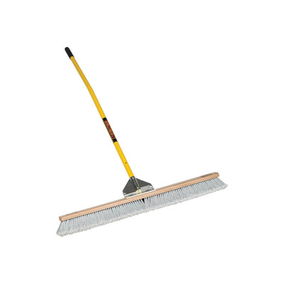 36in Duo Broom with 60in Ergonomic Yellow Aluminum Handle | CMTP