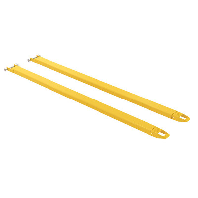 Steel Pin Style Fork Extensions, 4 x 120in, 4000 lb., Yellow | CMTP
