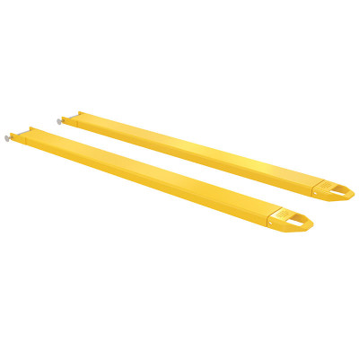 Steel Pin Style Fork Extensions, 5 x 84in, 4,000 lb., Yellow | CMTP