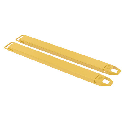 Steel Fork Extensions, 6in x 63in, 4,000 lb., Yellow
