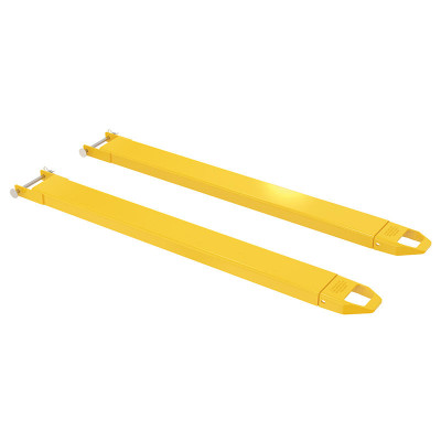 Steel Pin Style Fork Extensions, 6 x 60in, 4,000 lb., Yellow | CMTP