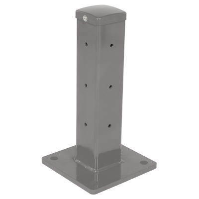 18" Rigid Tube Drop-In Guard Rail Post | Gray | Certified MTP