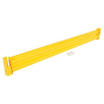 Steel 2 Ribbed Dropin Style Guard Rail, 90in Length, Yellow | Certified MTP