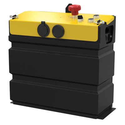 12 Volt DC Power Unit With Charger For Long Deck Cart | CMTP