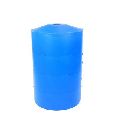 Light Pole Base Protector 26 x 26 x 41-1/2in Safety, Blue | CMTP