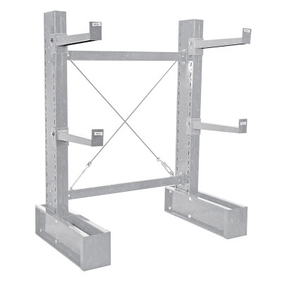 Medium-Duty Single Sided 24in Arm Set 10,600 lb., Silver | CMTP
