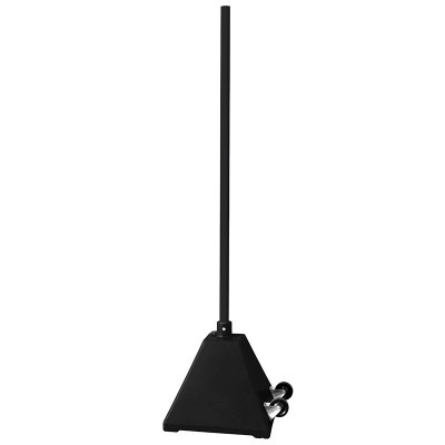 Black Pyramid Sign Base W/Pole & Wheels | Warehouse