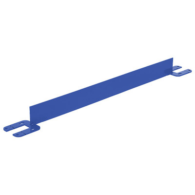 Steel Toe Board For Pipe Safety Railing, 2 Ft. Length, Blue | CMTP