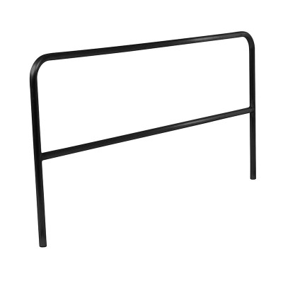 Steel Safety Railing, 7 Ft. Length, Black | Certified Material Testing ...