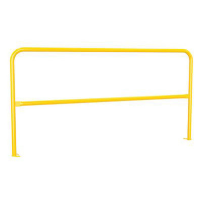 Pipe Safety Railing, with Baseplate 7 Ft. Length, Yellow